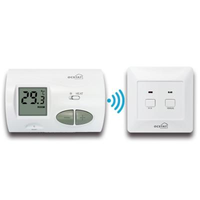 China LCD Display Wireless Boiler RF Heating Thermostat Equipped with Load Rating 6 2A Supporting Energy Management in Commercial Buildings for sale