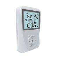 China Temperature measurement accuracy ±1°C at 20°C Underfloor Heating Room Programmable Thermostat with Display Temperature Range 0°C 40°C in 0.1°C Increments and Standby Current Lighting Current ≤ 7mA for sale