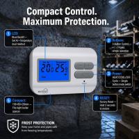 China 230V Non Programmable Boiler Heating Thermostat simple installation process reducing labor costs and downtime during HVAC system upgrades for sale