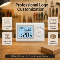 China Riseem 230V Wired Room HVAC Non-Programmable Home Thermostat With IP20 Protection Level for sale