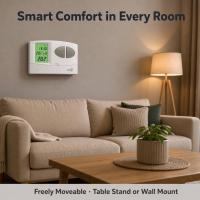 China HEAT Mode Wireless Room Boier 7 day Thermostat Compatible Boilers Featuring Receiver 230VAC 50HZ Ensuring Accurate Wireless Heating Control for sale