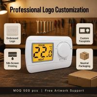 China Switchable Voltage 24-230V Control Room Featuring RF Radio Frequency 868MHZ Heating Thermostat Connectivity to Support Scalable and Control Networks for sale
