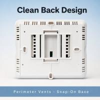 China 24V Wired Programmable Heat Pump Thermostat Providing 5 Minutes Compressor Delay Protection Engineered For HVAC Scheduling for sale