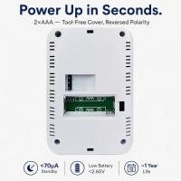 China Display Temperature Range 3°C to 37°C Digital Room Boiler Thermostats White Color Compact Size Temperature Management Solutions for sale