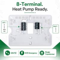 China 5.65 Sq.in. Display Size Non Programmable Heat Pump Thermostat for COOL System Operation Mode Energy Saving Solution for sale