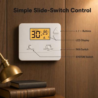 China Miuputake ABS Housing Material Wired Programmable Thermostat The Ultimate Solution for Home Temperature Control for sale