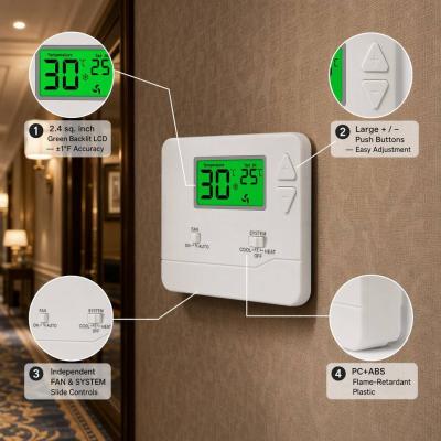 China Miuputake Advanced Wired Temperature Controller with Manual/Automatic Control 5-35C Temperature Range for sale