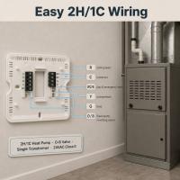 China Riseem 1.5 Amp Maximum All Terminals Combined Commercial Heat Pump Thermostat Conventional Or Heat Pump Application Type for sale
