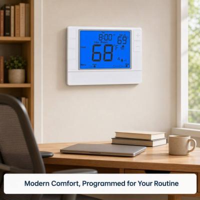 China Coiiwsei Blue LCD Display Intelligent Temperature Controller for Indoor in Hotels and Houses for sale