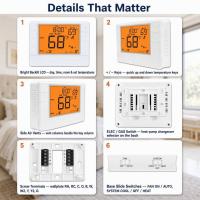 China Hotel and House Heating Made Convenient Electronic Room Coiiwsei Thermostat for sale