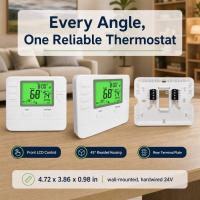 China RIseem Smart 7 Day Programmable Thermostat Wi-Fi 2.4GHZ Take Control of Your Energy Usage with Customizable Programming for sale