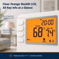 China Suuwer Keep Your Home Comfortable and Save Energy with a 7 Day Programmable Thermostat Digital Display for sale