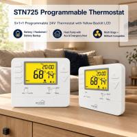 China Heagstat 24V 2 Heat 1 Cool Adjustable Programmable Home Thermostat For Heat Pump for sale