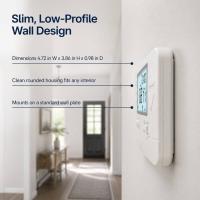 China Hotel and Apartment US Style Heat Pump Non programmable Energy Saving 24V 2 Heat 1 Cool Wired Thermostat for Commercial Applications for sale