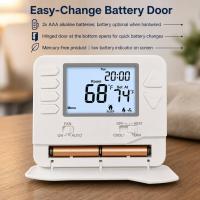 China Hotel and Apartment US Style Heat Pump Non programmable Energy Saving 24V 2 Heat 1 Cool Wired Thermostat for Commercial Applications for sale