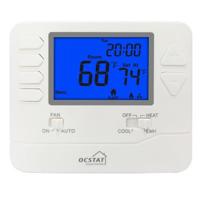 China Riseem Electric And Gas Boiler Digital Heating Home Thermostat With USA System Heat Pump for sale