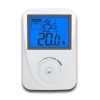 China ST2603 Blue Backlight Digital Thermostat Controller 0-40°C Range 230VAC 8A Rating for Gas Boiler Systems for sale