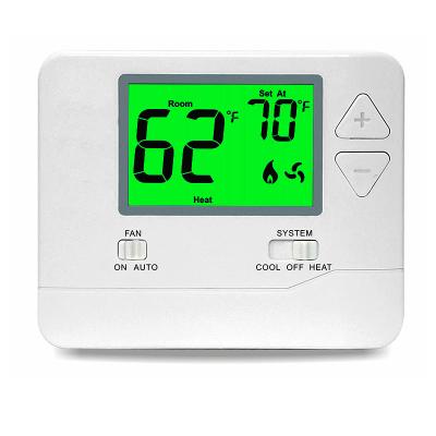 China Two Wire Furnace Wired Room Thermostat Wiring Home Indoor Temperature for sale