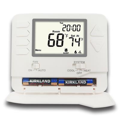 China Riseem Digital Room Programmable Home Thermostat Blue Backlight Energy Saving for sale