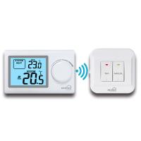 China Riseem Internal Sensor Wireless Room Thermostat LCD Display With RF Connect for sale