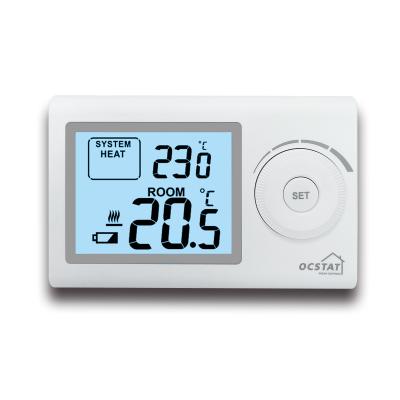 China HVAC System Antiflaming ABS Gas Boiler Heating Thermostat For Indoor Places for sale
