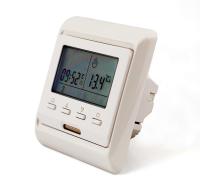 China ABS 7 Day Programmable Digital  Room Thermostat With Underfloor Heating System for sale