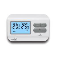 China Non - Programmable Digital Room Thermostat With Battery Supply White Color for sale