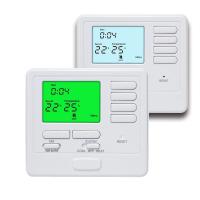 China Programmable Wired Room Thermostat  , White Air Conditioning Hvac Thermostat for sale