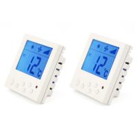 China 24V Date Display US Standard Fan Coil Thermostat Manual Reset Type for sale
