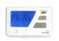 China Clear LCD Display Wired Room Thermostat  Digital Heating System For Commercial Buliding for sale