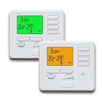 China 24V LCD Programmable Wired Room Thermostat US Standard Electric Floor Heating System for sale