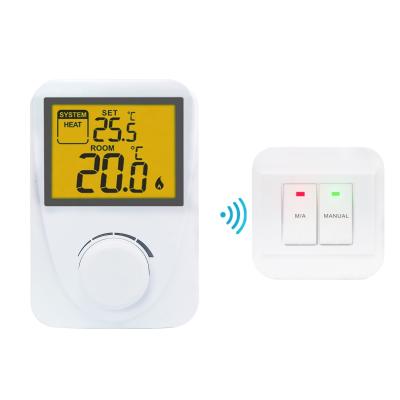 China ST2601RF Wireless RF Room Thermostat for Heating Control - 200m Range, 6A Load, 868.35MHz Frequency for sale