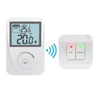 China Energy - Saving White Color Wireless RF Room Thermostat For Temperature Control for sale