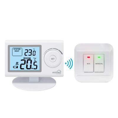 China Non - Programmable Wireless Gas Boiler ABS Material Thermostat With HVAC System for sale