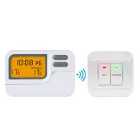 China 7 Day Programmable Wireless Thermostat for Heating Control - 200m Range, 6A Load, ABS White for sale