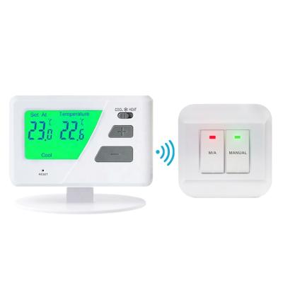 China 230V White Color Non - Programmable Boiler Room Thermostat For Heating Control for sale