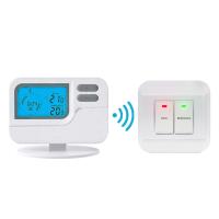 China Wireless 7 Day Programmable LCD Screen Room Thermostat For Temperature Control for sale