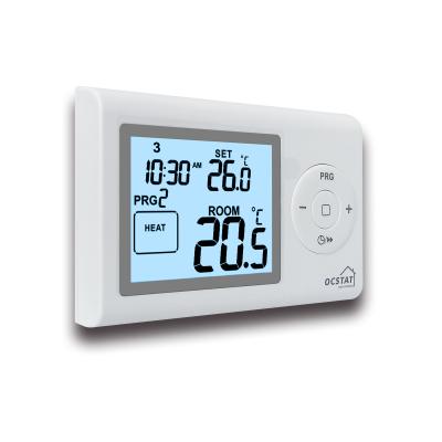 China 7 Day Programmable Wired Digital Thermostat For Household Usage for sale