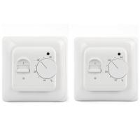 China Water AC Digital Heating Electronic Room Thermostat In White Color for sale