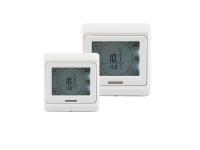 China Touch Screen Programmable Temperature Thermostat 86x86mm 16A 230VAC for HVAC Water Electronic Heating for sale