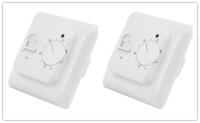 China ABS Electronic Room Water Heating Thermostat With LED Working Status Indicator for sale