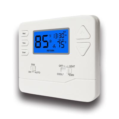 China 5-10A Heat Pump Thermostat Non-Programmable Periods 7 Days Of Customizable Programming for sale