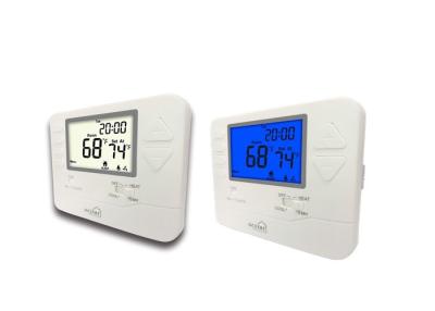 China 24V HVAC Thermostat LCD Display Heat Pump Multi Stage for sale