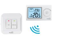 China Riseem ABS 230V Smart Digital RF Non-programmable Room Thermostat For Floor Heating One Year Warranty for sale