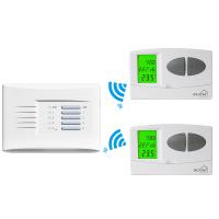 China Weekly Programmable White Multi Zone Thermostat Pack For Hotel / Home for sale