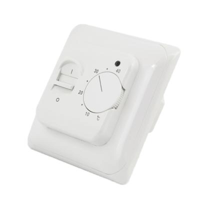 China Water AC Digital Heating Electronic Room Thermostat In White Color for sale