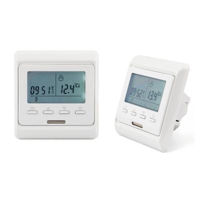 China Universal Digital 16A 230V Weekly Programmable LCD Display Thermostat for sale