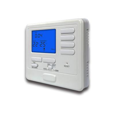 China 2 Heat 1 Cool Smart Room 24VAC Heat Pump Programmable Thermostat for sale