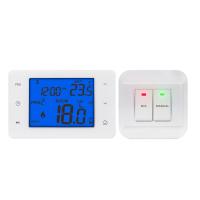 China ST2701RF Wireless Room Thermostat with 7-Day Programmable LCD Touch Screen for 230V Heating Systems for sale