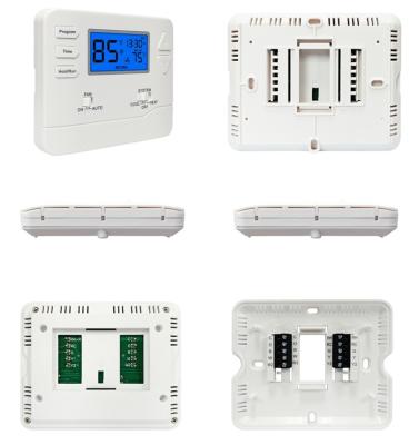 China 2 Heat/2 Cool 7 Day Or 5/1/1 Electric Or Gas Configurable Programmable Thermostat STN615 With Blue Backlight And PC ABS IP20 for sale